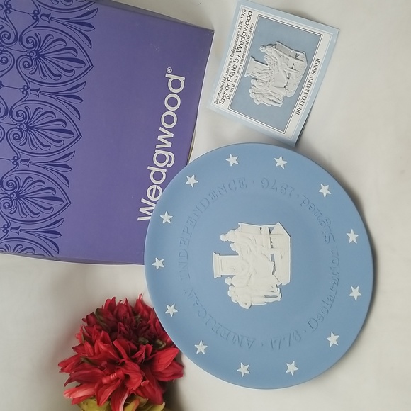 Wedgwood | Dining | Wedgwood Jasper Bicentennial Declaration Signed Commemorative Plate | Poshmark